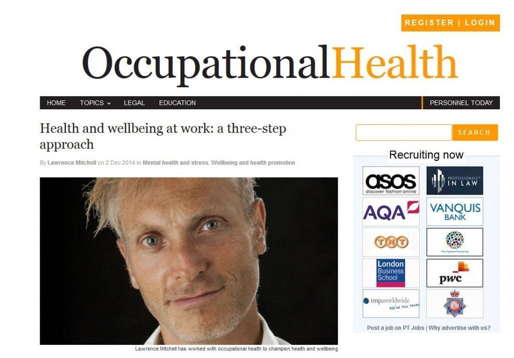 Health & Wellbeing At Work - Occupation Health Magazine